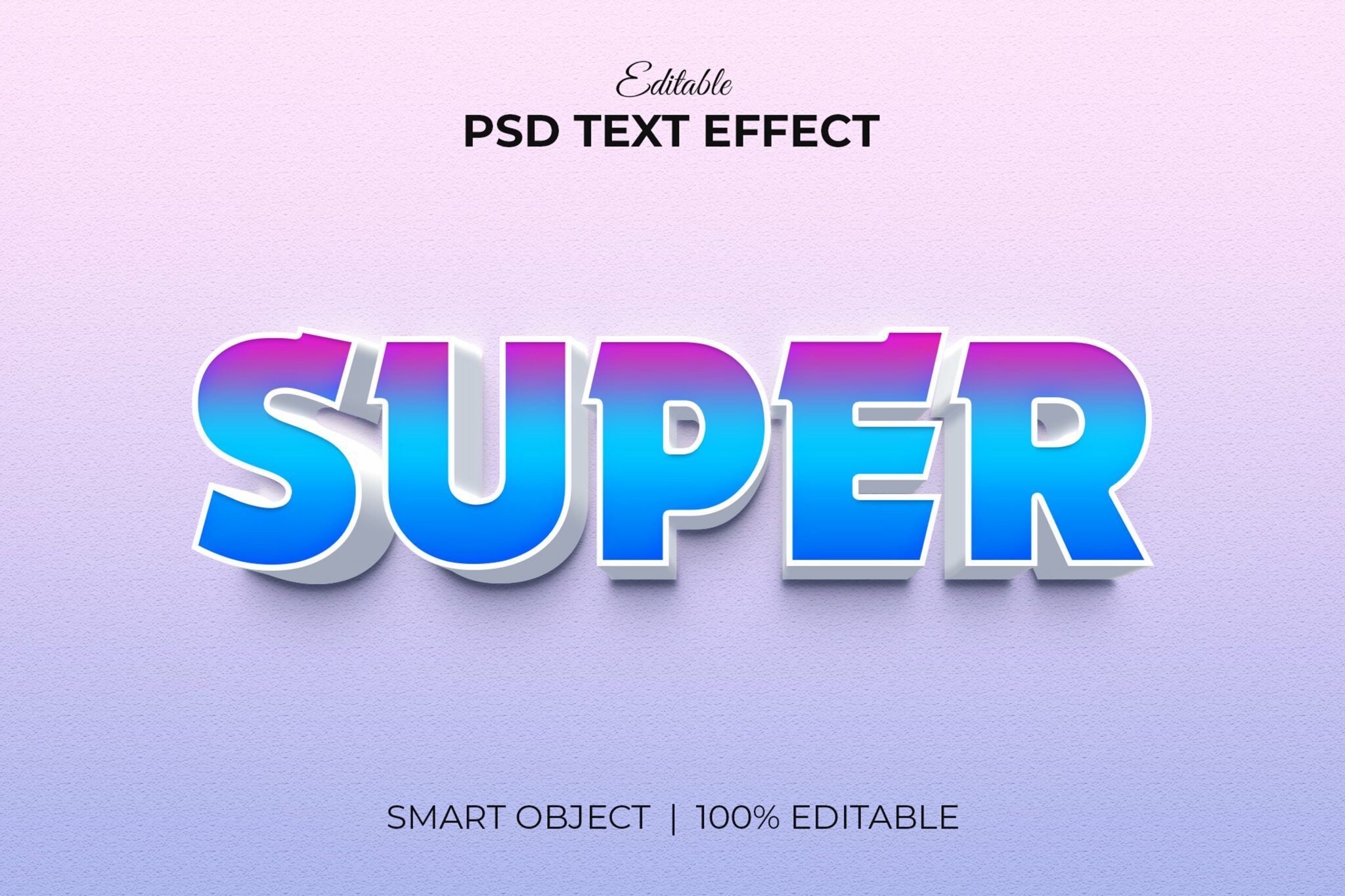 Editable 3d Text effect PSD Bundle – MasterBundles