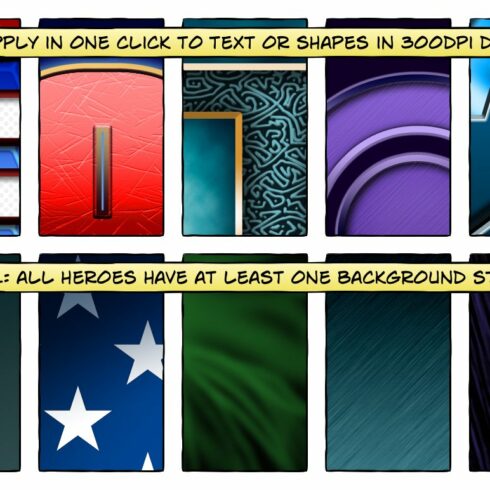 10 Photoshop Styles: Superheroes v1 – MasterBundles