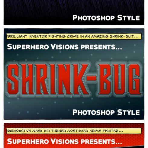 10 Photoshop Styles: Superheroes v1 – MasterBundles