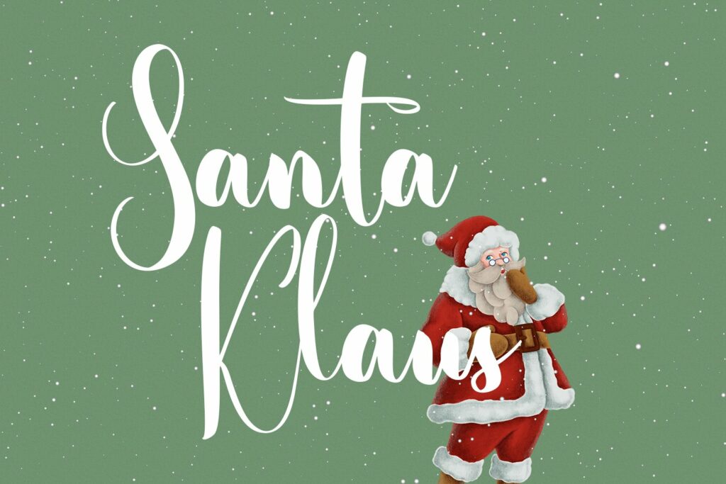 Sweety Klaus Script Font – MasterBundles