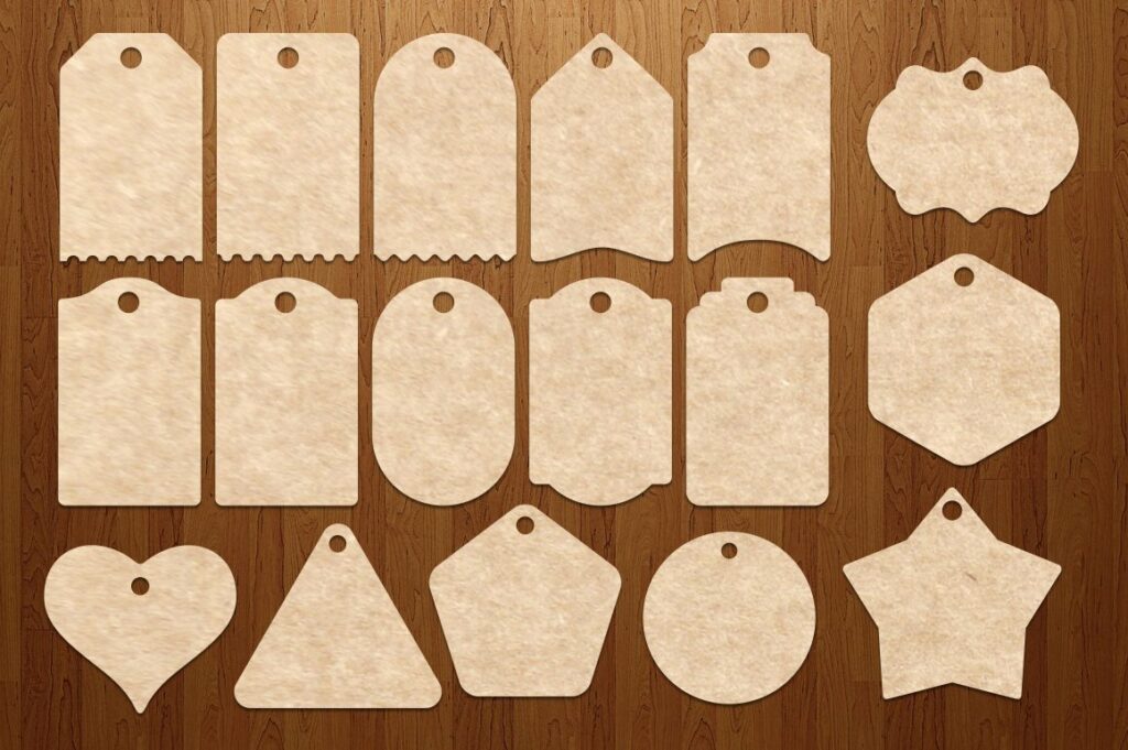 55 Tag Crafts Shapes – MasterBundles
