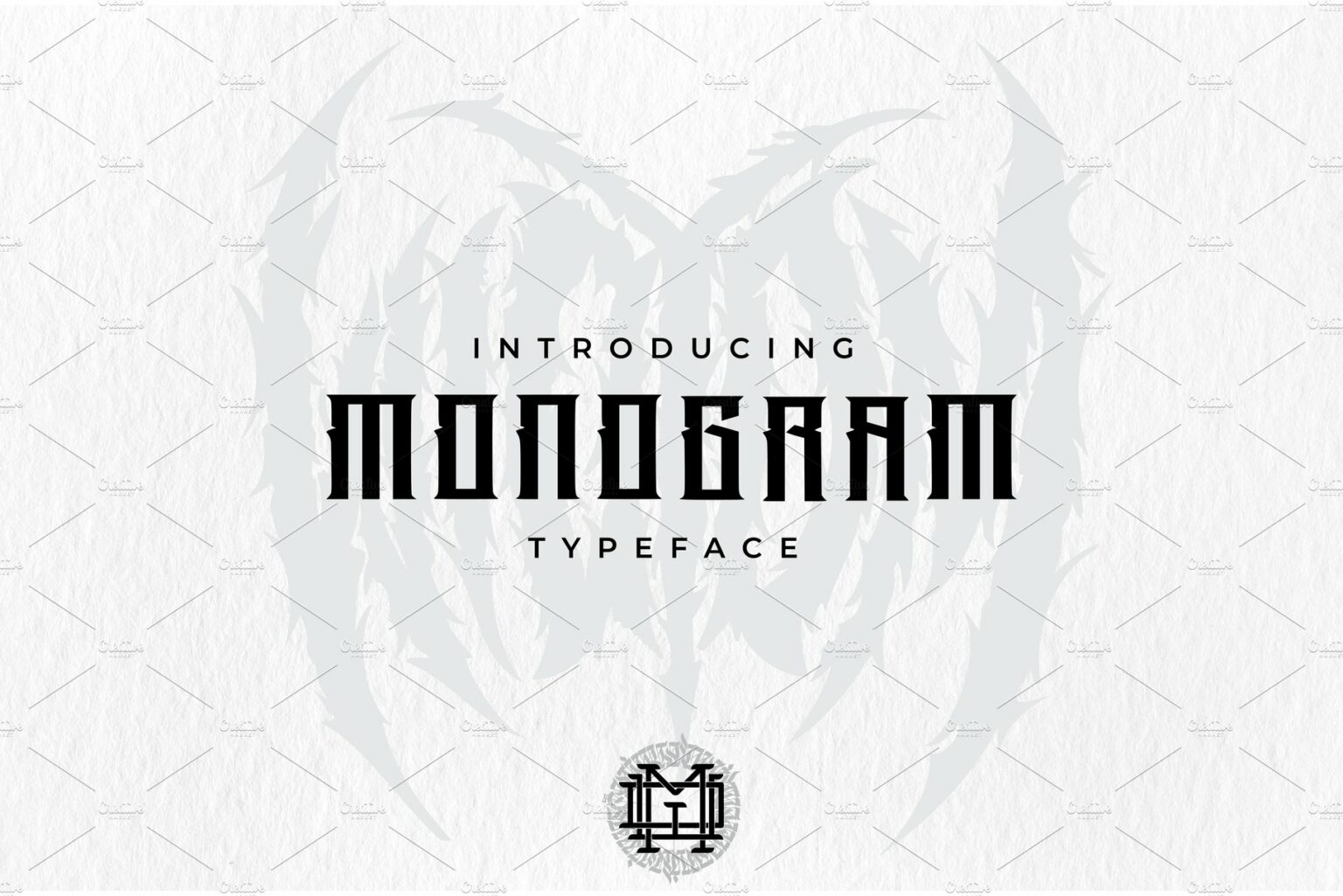 Monogram Typeface – MasterBundles