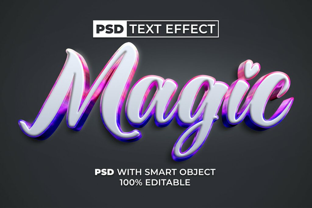Magic Text Effect Colorful Style – MasterBundles