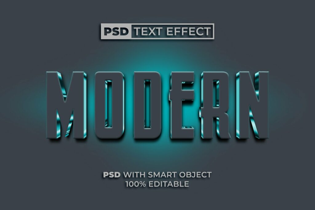 Text Effect Modern Style – MasterBundles
