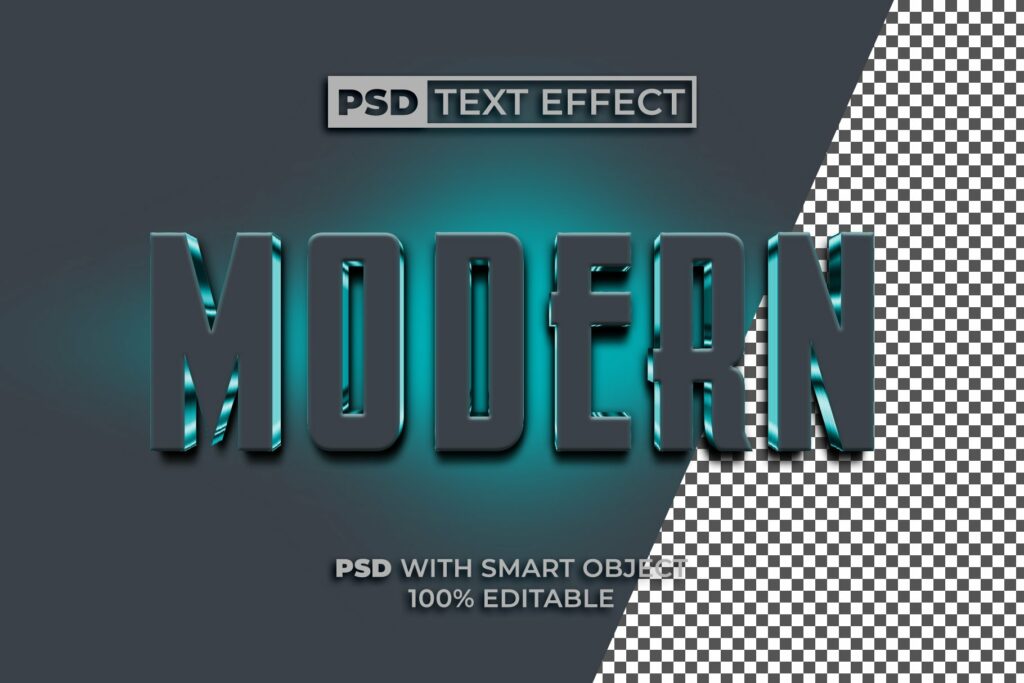 Text Effect Modern Style – MasterBundles