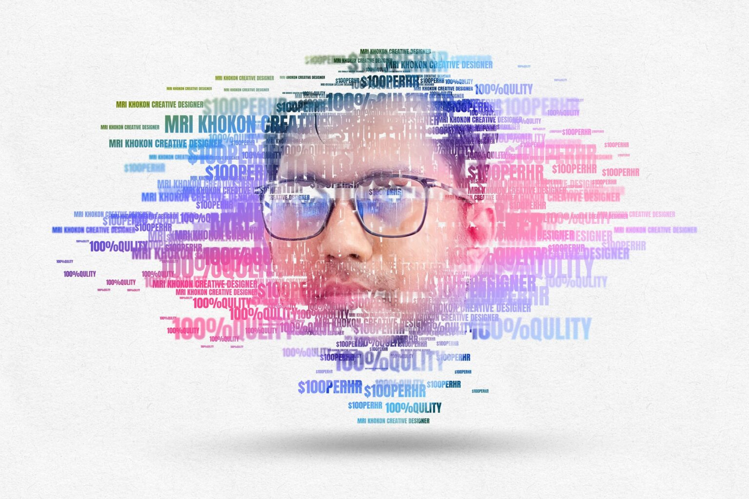 Text Portrait Photo Effect Editable – MasterBundles