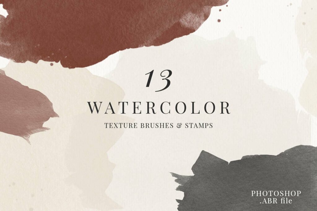 Watercolor Texture Brushes – MasterBundles