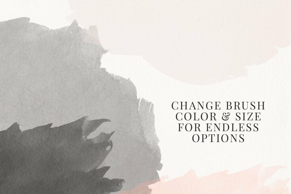 Watercolor Texture Brushes – MasterBundles