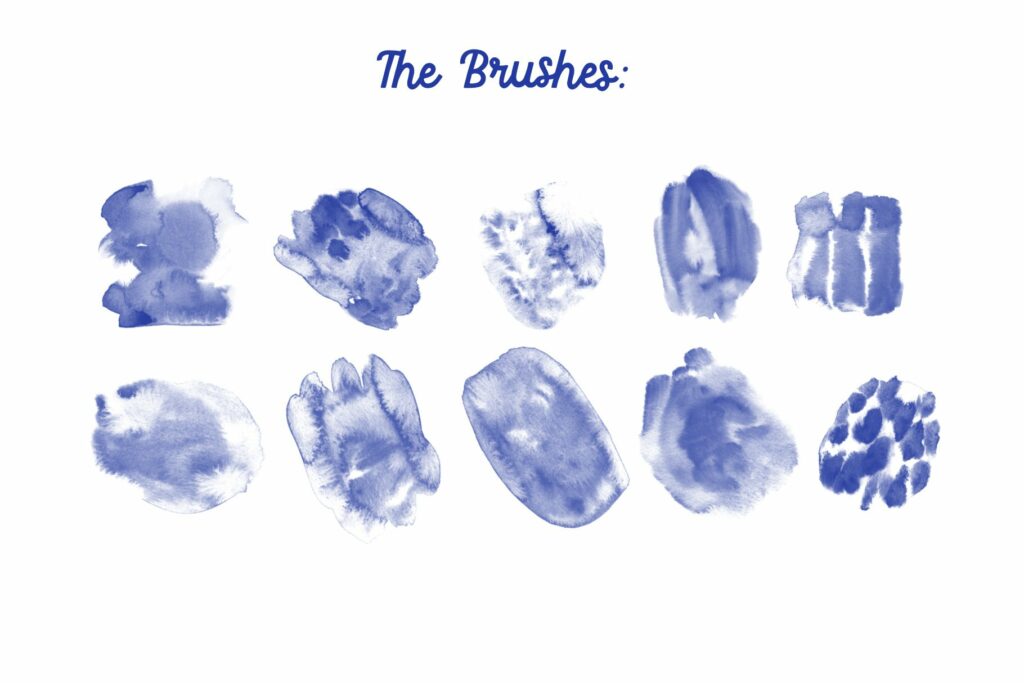 Watercolor Texture Brushes – MasterBundles
