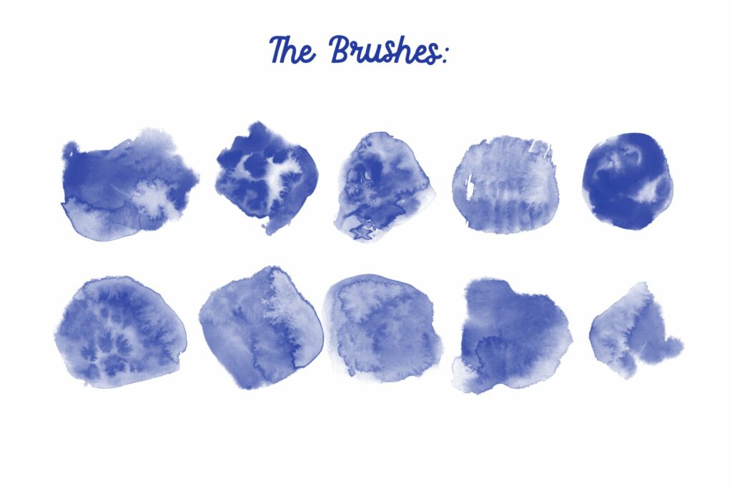 Watercolor Texture Brushes – MasterBundles