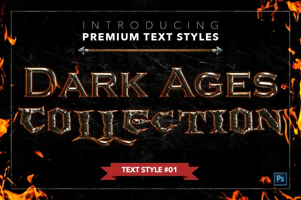 Dark Ages #2 - Text Styles – MasterBundles