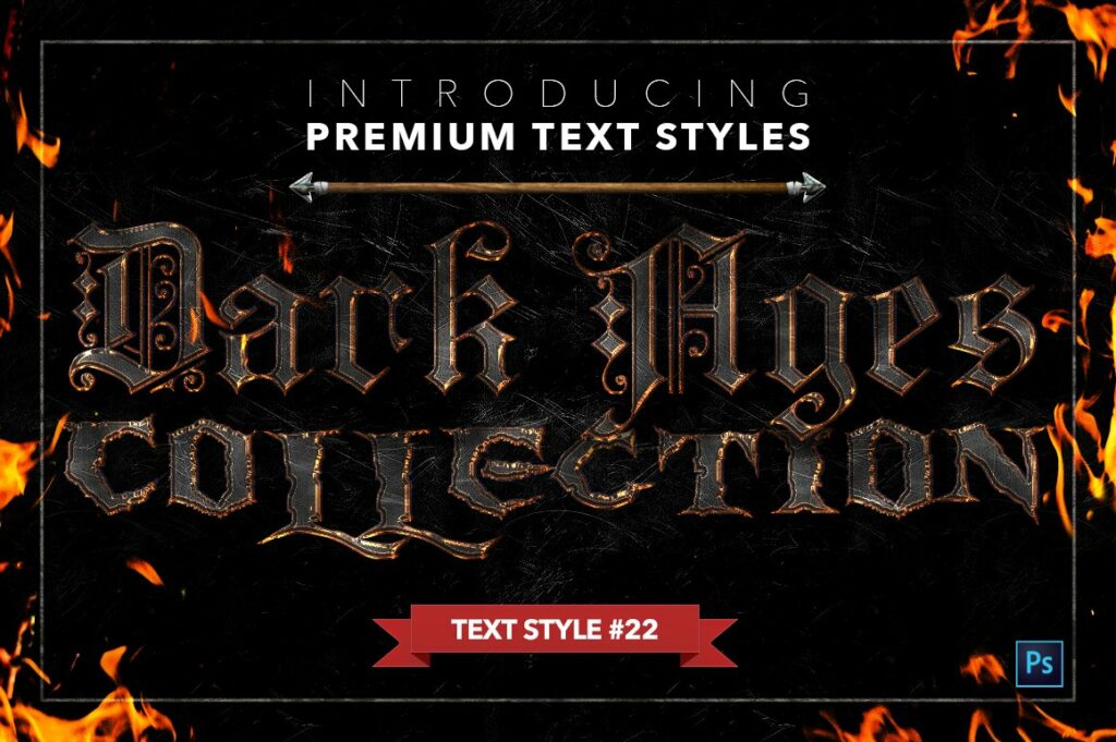 Dark Ages #2 - Text Styles – MasterBundles