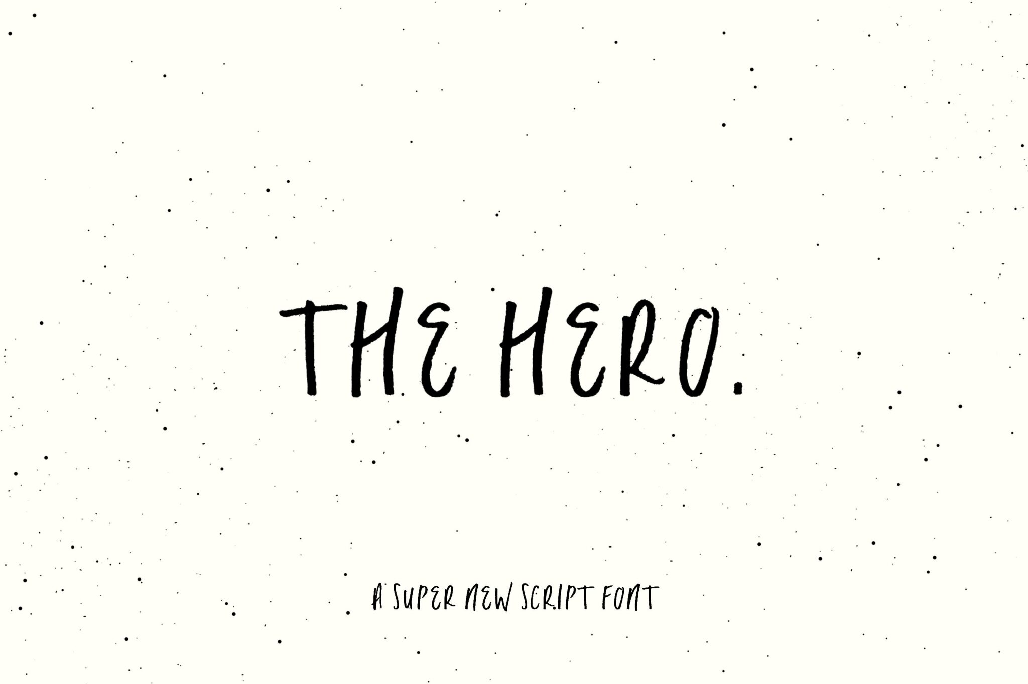 The Hero | Script Font – MasterBundles