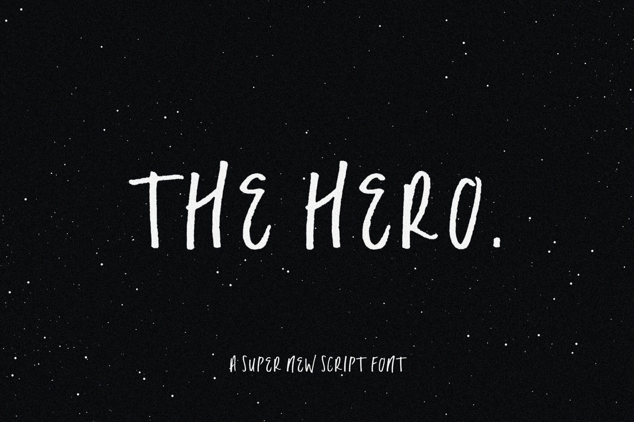 The Hero | Script Font – MasterBundles