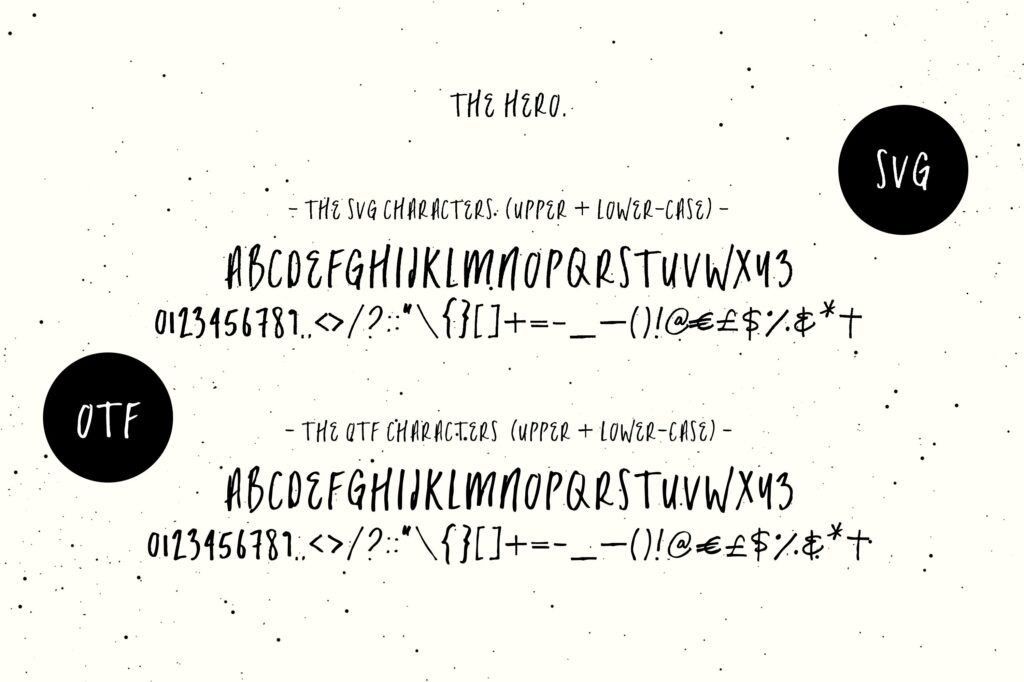 The Hero | Script Font – MasterBundles