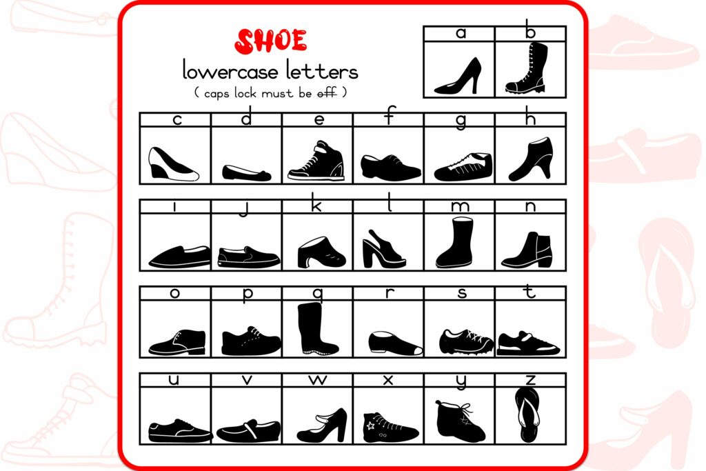 Shoe Doodles - Dingbats Font – MasterBundles