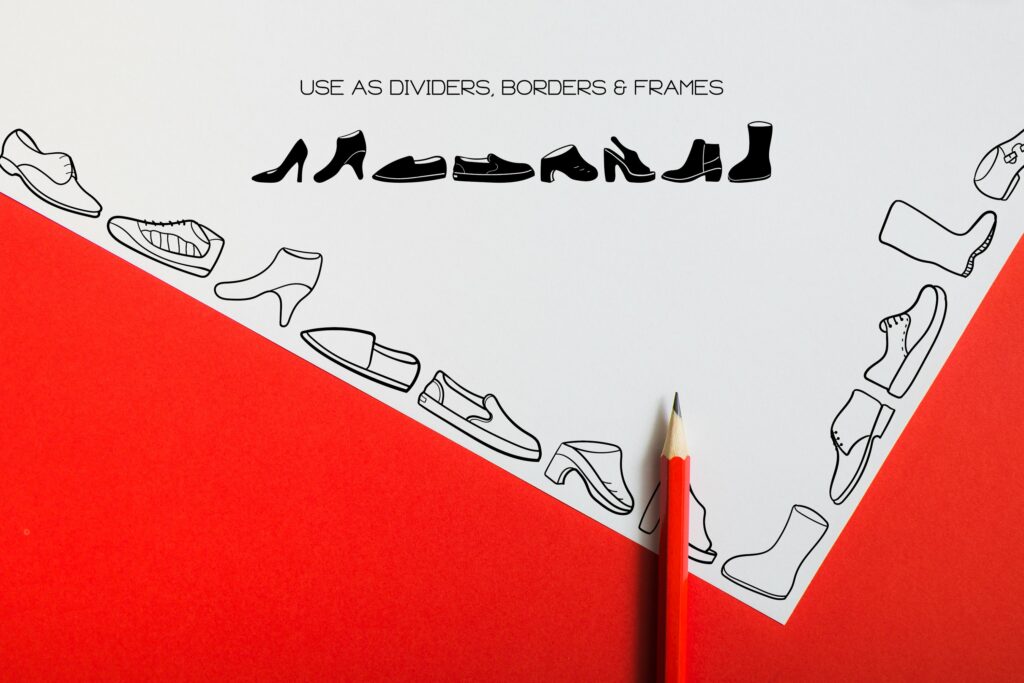 Shoe Doodles - Dingbats Font – MasterBundles