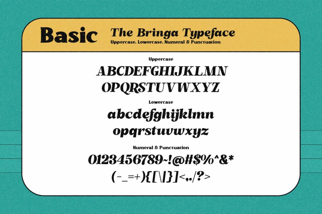 The Bringa Typeface – MasterBundles