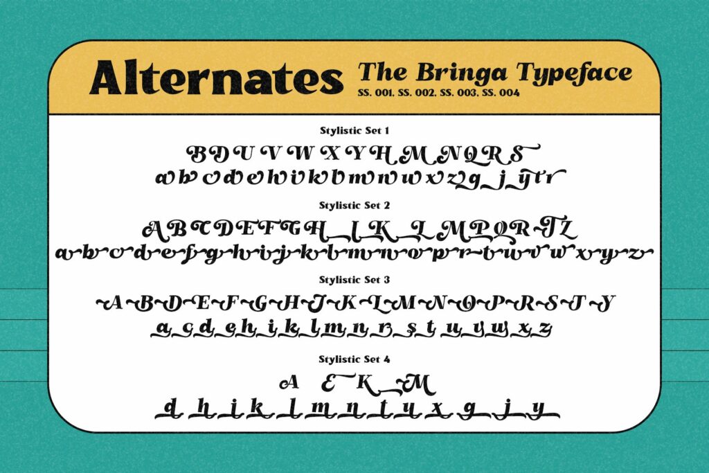 The Bringa Typeface – MasterBundles