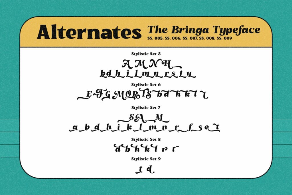 The Bringa Typeface – MasterBundles