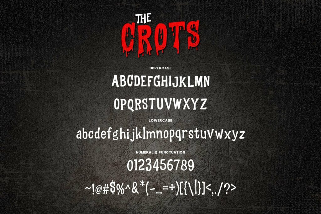 The Crots Typeface – MasterBundles
