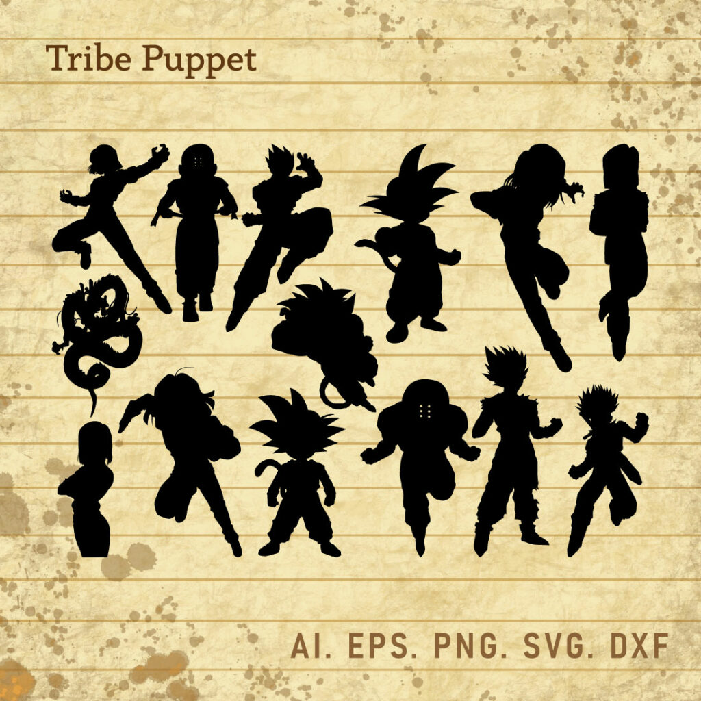 Dragon Ball Z Vector set 2 - MasterBundles