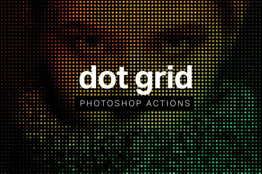 Dot Grid Photoshop Actions – MasterBundles