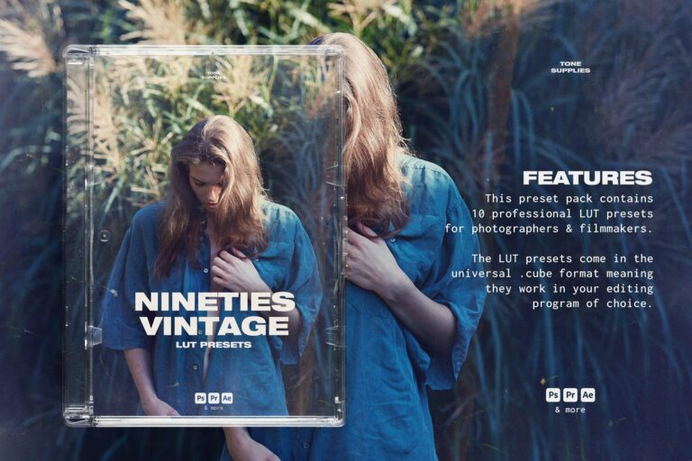 90's Vintage LUT Presets Photoshop – MasterBundles