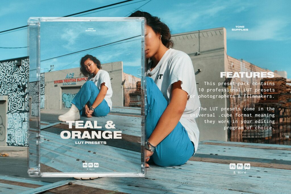Orange & Teal LUT Presets Photoshop – MasterBundles