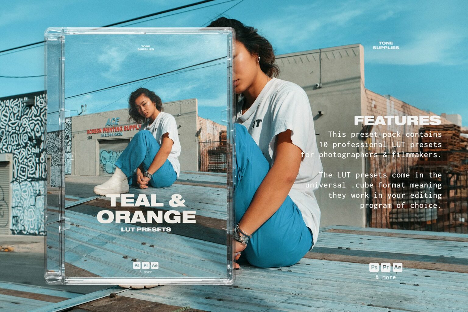 Orange & Teal LUT Presets Photoshop – MasterBundles