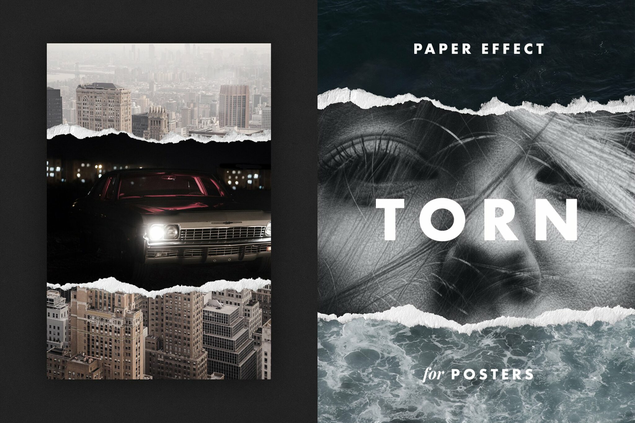 Torn Paper Effect for Posters – MasterBundles