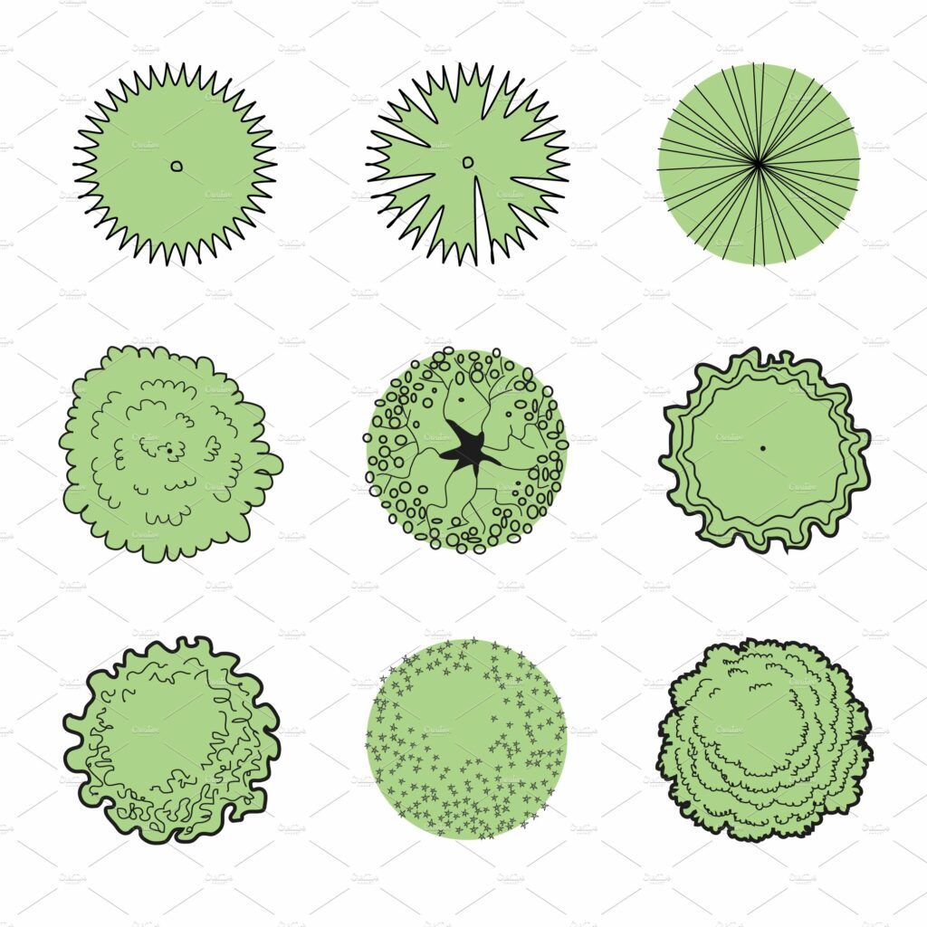 Vector trees, ground symbol set – MasterBundles