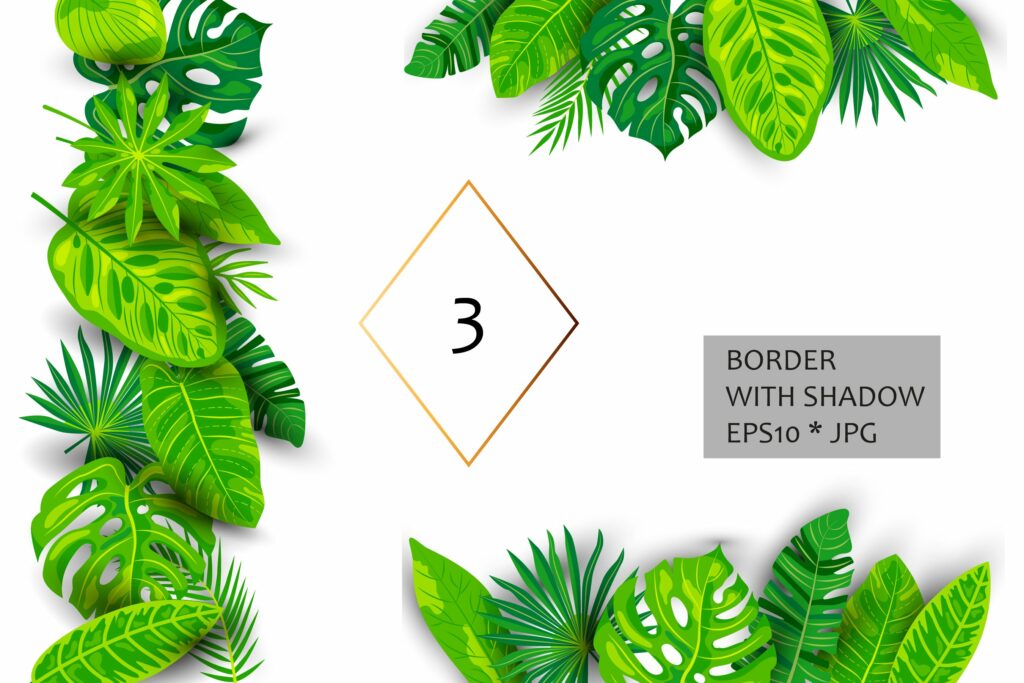 Vector tropical leaves – MasterBundles