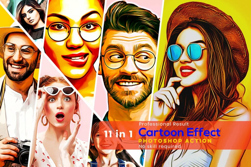 Turn Photos Into a Cartoon – MasterBundles