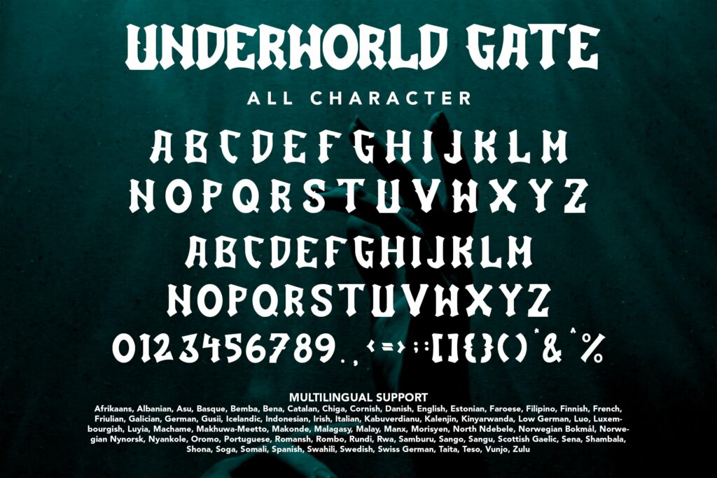 UnderworldGate - Blackletter Font – MasterBundles