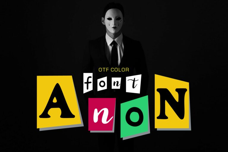 Anon - OTF color font – MasterBundles