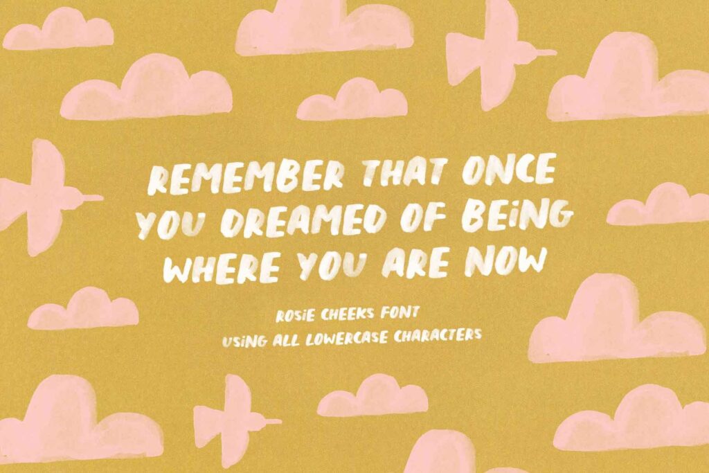 Rosie Cheeks Font - SVG & Regular – MasterBundles