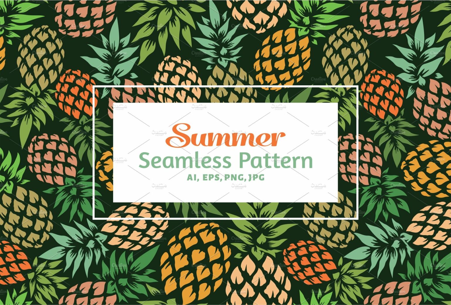 Tropical Summer Seamless Pattern – MasterBundles