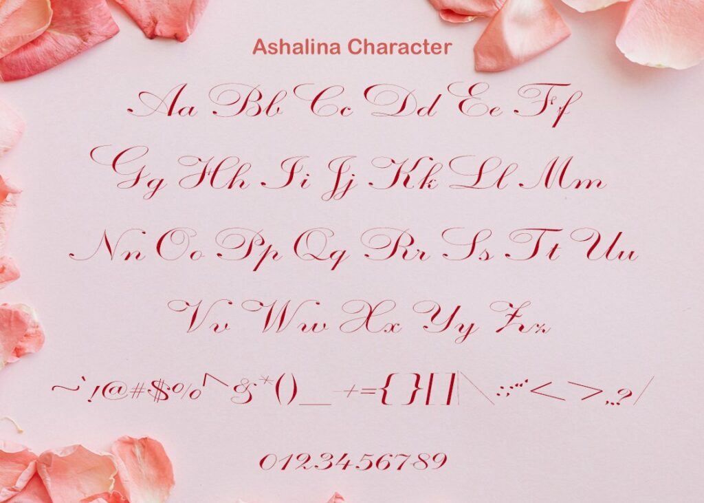 Ashalina Script Font – MasterBundles