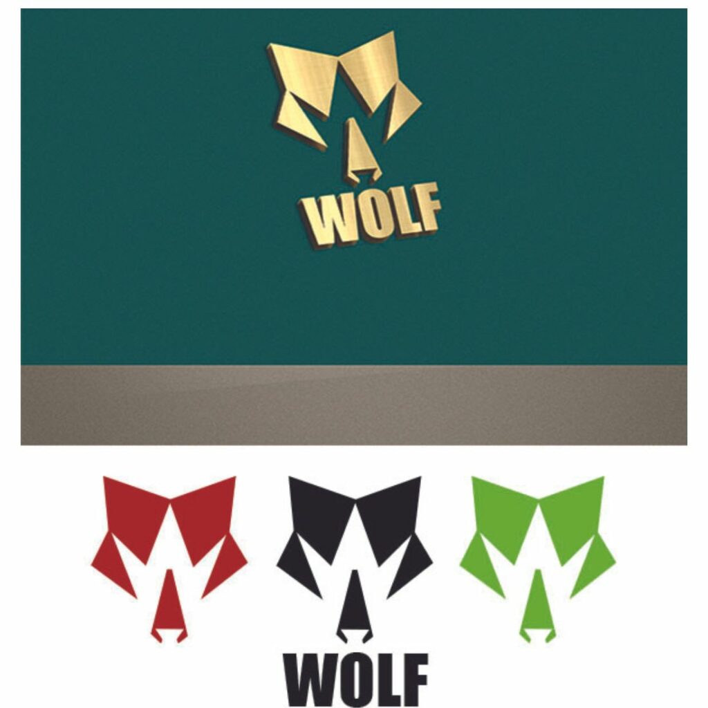 Wolf Logo fashion Design icon - MasterBundles