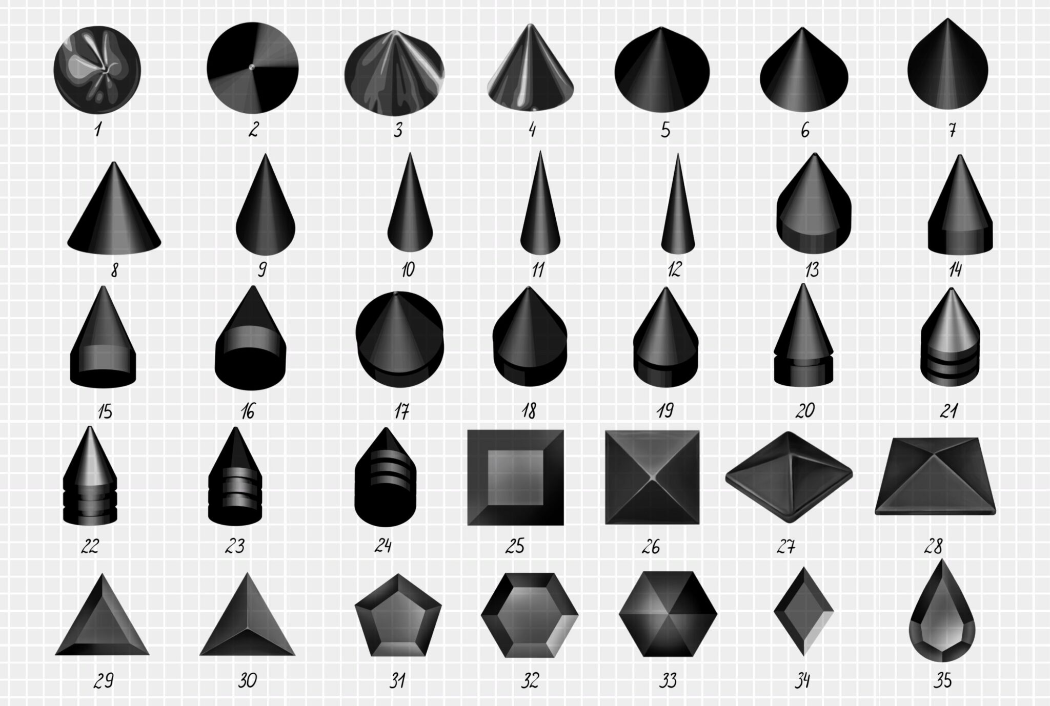 Photoshop Spikes Brushes – MasterBundles