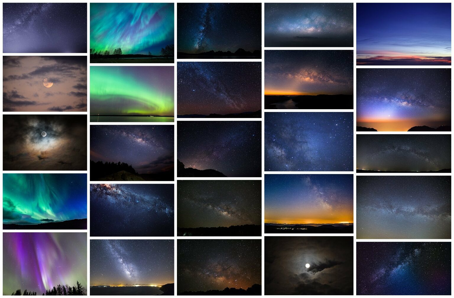 50 Starry Night Overlays – MasterBundles