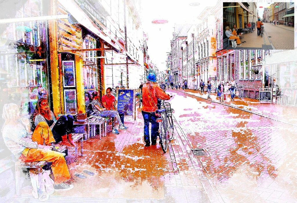 Aquarelleum Urban Sketcher Action – MasterBundles