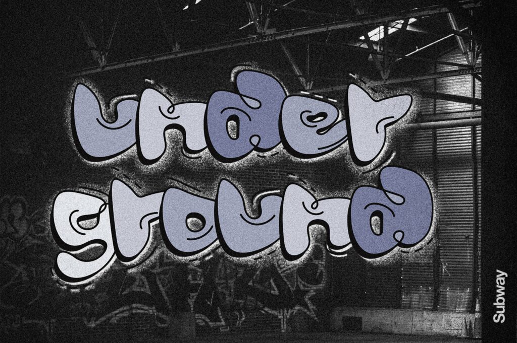 Urbanicity | NY Inspired Bubble Font – MasterBundles