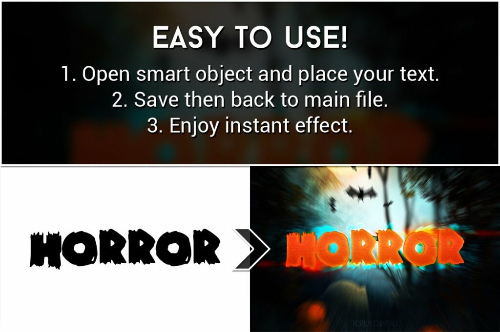 Horror Text Effects – MasterBundles