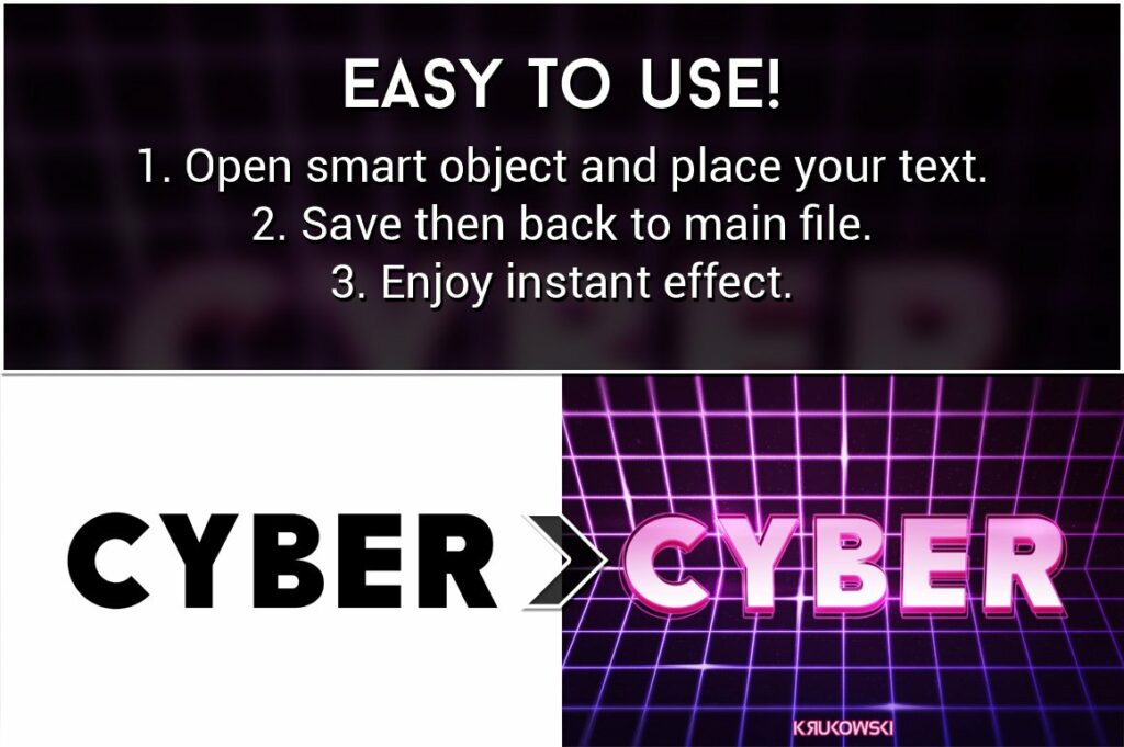 Cyber Text Effects – MasterBundles