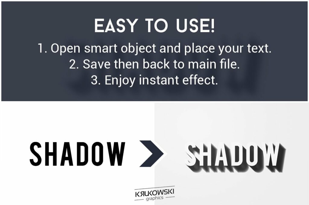 Shadow Text Effect – MasterBundles