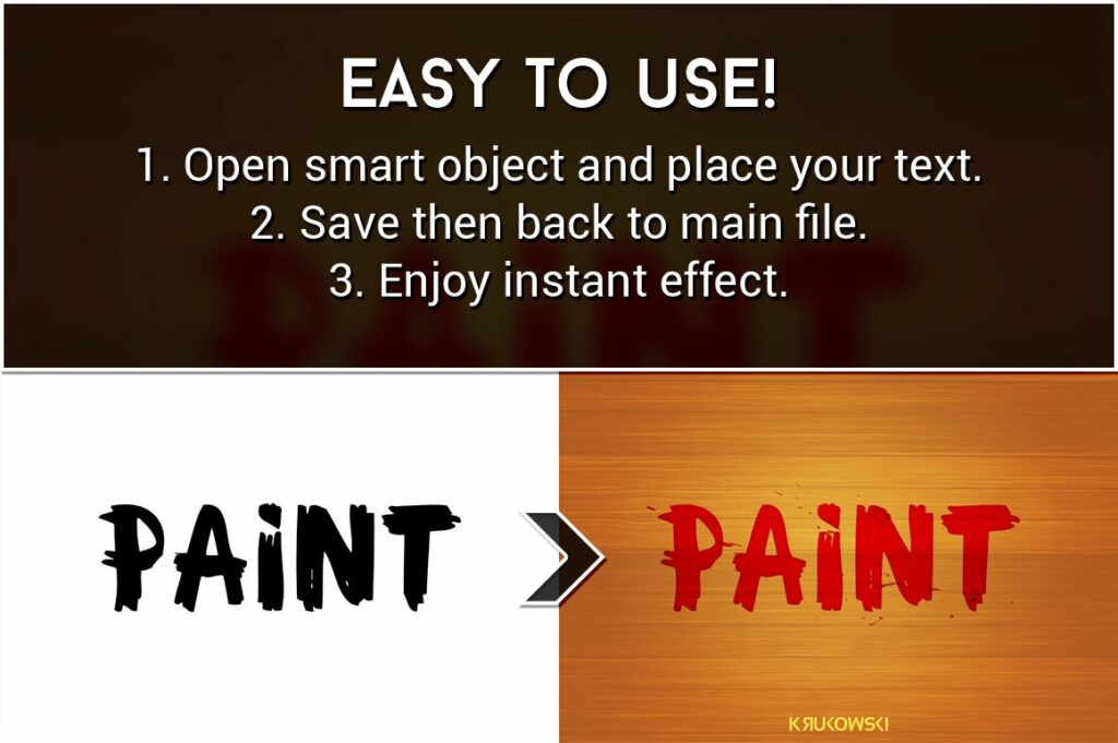 Painted Text Effects – MasterBundles