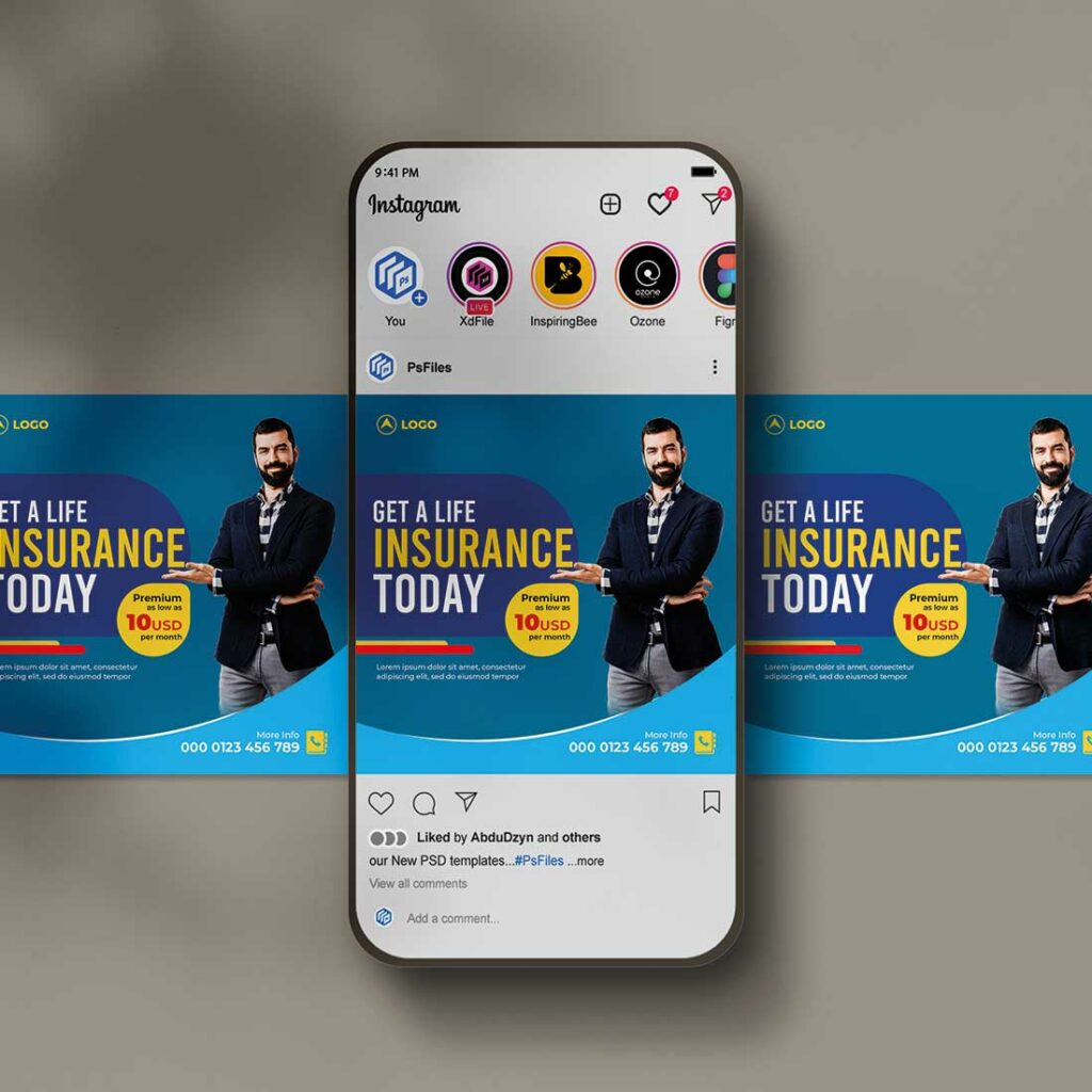 Social Media Design Facebook Instagram Post Design Template - MasterBundles