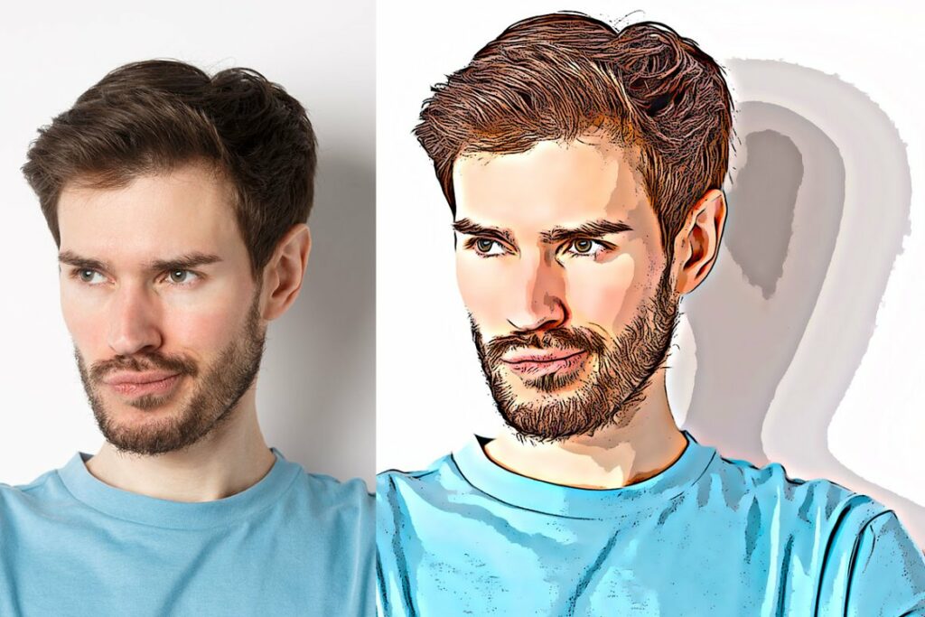 Vector Cartoon Maker Action - MasterBundles